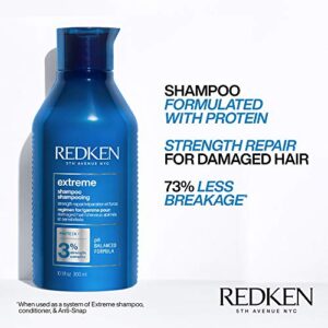 REDKEN Extreme Shampoo and Conditioner | For Damaged Hair | Hair Strengthen & Repair Damaged Hair | Infused With Proteins