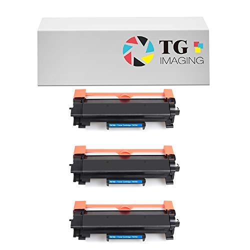 3-Pack TG Imaging Compatible TN760 Toner Replacement for Brother TN-760 TN 760 DCP-L2550DW HL-L2350DW HL-L2370DW HL-L2370DW XL HL-L2390DW HL-L2395DW Toner Printer