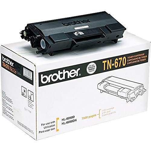 BROTHER BR HL-6050D, 1-HI YLD BLACK TONER TN670 by BROTHER