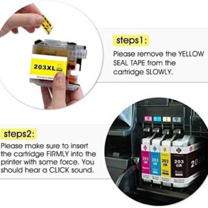 NEXTPAGE Compatible Ink Cartridges Replacement for Brother LC203 LC 203 XL LC201 Use in MFC-J480DW MFC-J880DW MFC-J4420DW MFC-J680DW MFC-J885DW, Brother lc203 Printer ink10 Pack