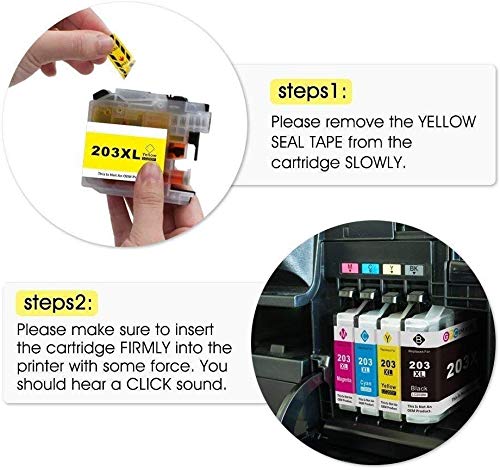 NEXTPAGE Compatible Ink Cartridges Replacement for Brother LC203 LC 203 XL LC201 Use in MFC-J480DW MFC-J880DW MFC-J4420DW MFC-J680DW MFC-J885DW, Brother lc203 Printer ink10 Pack