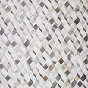 Loloi II Maddox Collection MAD-02 Grey/Mocha, Contemporary 5'-0" x 7'-6" Area Rug