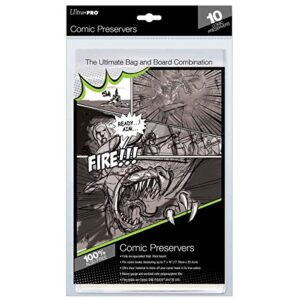 ultra pro gaming generic comic preserver 10 packcomic preserver 10 pack, multi, one size