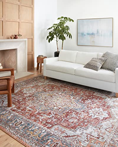 Loloi II Cassandra Collection CSN-01 Rust/Multi, Traditional 7'-10" x 10' Area Rug