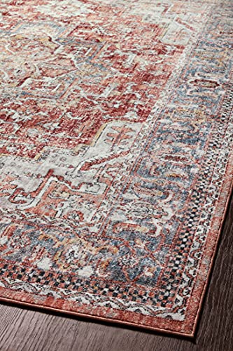 Loloi II Cassandra Collection CSN-01 Rust/Multi, Traditional 7'-10" x 10' Area Rug