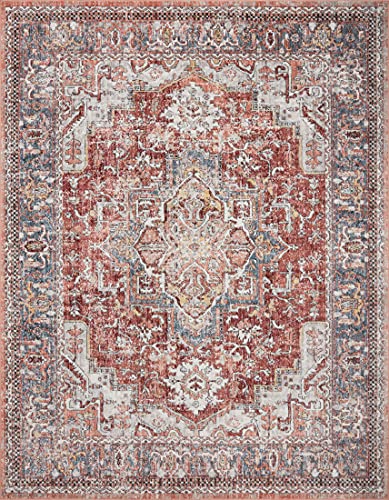 Loloi II Cassandra Collection CSN-01 Rust/Multi, Traditional 7'-10" x 10' Area Rug