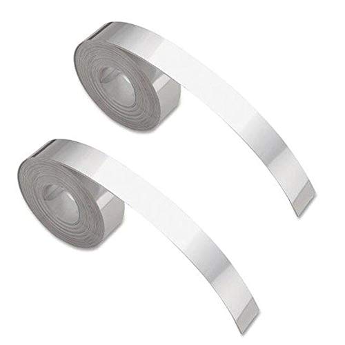 Dymo Corporation : Aluminum Tape with Adhesive, 1/2"x12' Size, Aluminum -:- Sold as 2 Packs of - 1 - / - Total of 2 Each