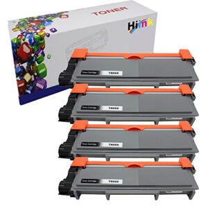 hiink comaptible toner cartridge replacement for brother tn-660 tn660 tn630 high yield toner cartridge use with hl-l2300d hl-l2305w hl-l2340dw hl-l2360dw hl-l2380dw mfc-l2680w(black, 4-pack)