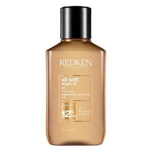 redken all soft argan-6 oil | for dry hair | deeply conditions hair, adds softness & shine | with argan oil | 3.8 fl. oz (pack of 1)