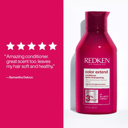 Redken Color Extend Conditioner | For Color-Treated Hair | Detangles & Smooths Hair While Protecting Color From Fading | 10.1 Fl Oz (Pack of 1)