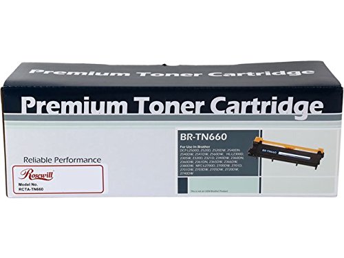 Rosewill RCTA-TN660 Black Toner Cartridge Replaces Brother TN-660 (TN660) & TN-630 (TN630)