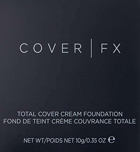 Cover FX Total Cover Cream Foundation: Oil-free Cream Foundation and Concealer - Full Coverage and Powerful Antioxidant Protection - P60, 0.35 oz