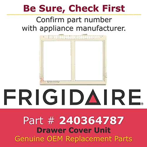 Frigidaire 240364787 Drawer Cover Unit