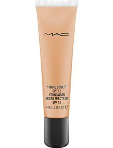 mac studio sculpt spf 15 creamy, luxurious, gel-based foundation, 1.3 oz (nc44)