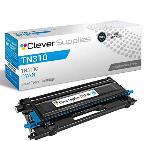 CS Compatible Toner Cartridge Replacement for Brother TN310 TN-310 TN310C Cyan HL-4150CDN 4570CDWT 4140CN 4570CDW MFC-9970 9460CDN 9560CDW 9970CDW DCP-9010CN 9055CND 9270CDN 9050CDN