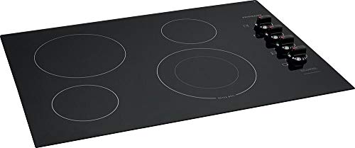 Frigidaire FFEC3025UB 30 Inch Electric Smoothtop Style Cooktop with 4 Elements in Black