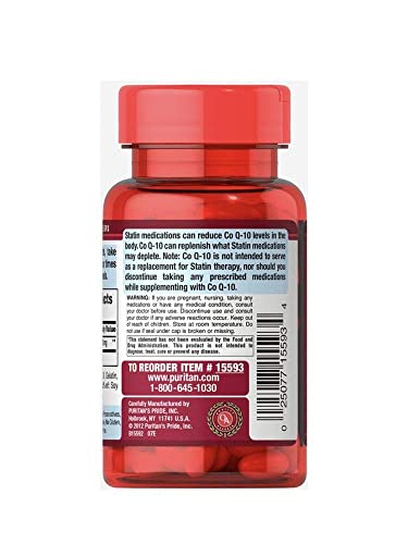 Q-Sorb CoQ10 100mg, Supports Heart Health, 60 Rapid Release Softgels by Puritan's Pride, 60 ct