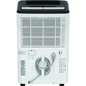 Frigidaire FFAP5033W1 Dehumidifier, High Humidity 50 Pint Capacity with Built-In Pump and a Easy-to-Clean Washable Filter, in White