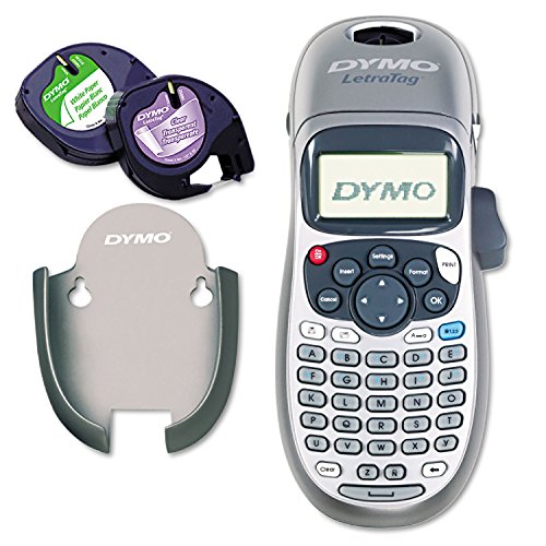 Dymo 21455 Letratag 100H Label Maker, 2 Lines, 3 1/10W X 2 3/5D X 8 3/10H