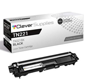 cs compatible toner cartridge replacement for brother tn221 tn-221 tn-221bk dcp-9020cdn 9020cdw hl-3140cdw 3150cdw mfc-9130cw 9330cdw 9340cdw 9140cdn 9330cw black