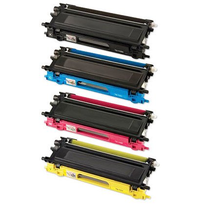 Toner Eagle Re-Manufactured 4-Color Toner Cartridge Compatible with Brother HL-4040 HL-4040CDN HL-4040CDW HL-4040CN HL-4070 HL-4070CDS HL-4070CDW TN-115BK TN-115C TN-115M TN-115Y