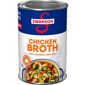 swanson 100% natural, gluten-free chicken broth, 14.5 oz can