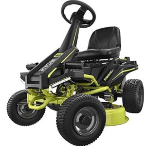 home depot 48 volt ryobi 30 in. riding lawn mower ry48130