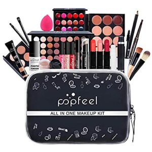 makeup kit all in one makeup kit,multipurpose makeup set full makeup essential starter kit for beginners or pros makeup gift set for women full kit