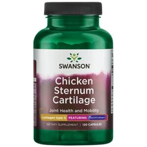 swanson chicken sternum cartilage – collagen type ii 500mg 200 capsules