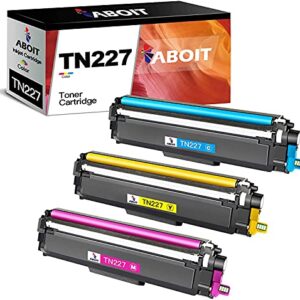 ABOIT Compatible Toner Cartridge Replacement for Brother TN227 TN-227 TN227BK TN223 Compatible for Brother MFC-L3770CDW MFC-L3750CDW HL-L3230CDW HL-L3290CDW HL-L3210CW MFC-L3710CW Toner (3 Pack)