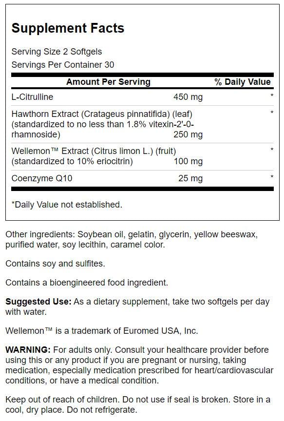 Swanson Healthy Blood Flow - Featuring Wellemon 60 Sgels