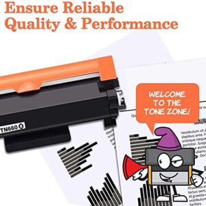 TONERNEEDS Laser Toner Cartridges — Compatible with Brother TN450 — for Brother Printers HL2270DW, HL2280DW, HL2230, HL2240, MFC7360N, MFC7860DW, DCP7065DN and IntelliFax 2840 (Black, 2-Pack)