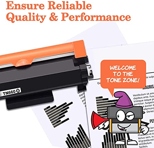 TONERNEEDS Laser Toner Cartridges — Compatible with Brother TN450 — for Brother Printers HL2270DW, HL2280DW, HL2230, HL2240, MFC7360N, MFC7860DW, DCP7065DN and IntelliFax 2840 (Black, 2-Pack)