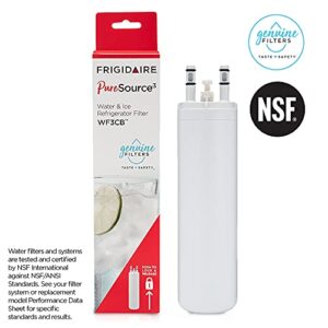 Frigidaire WF3CB Puresource3 Refrigerator Water Filter , White & FRPFUAF1 PureFresh Universal Refrigerator Air Filter