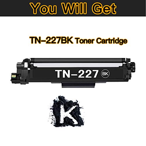 Compatible Black TN227 TN223BK TN227BK Printer Toner Cartridge TN-227BK TN-223BK Used for Brother MFC L3770CDW L3750CDW L3710CW HL-L3290CDW L3270CDW L3230CDN (1-Pack), Sold by Etechwork