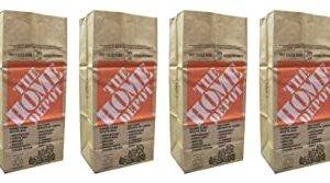 Home Depot Heavy Duty Brown Paper 2-Ply, 30 Gallon Lawn, Leaf, Yard Waste Bags Value Bundle – Great for Home and Garden (6 Total Bags included)