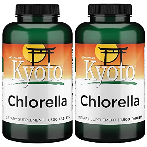 Swanson Chlorella 194 mg 1500 Tabs 2 Pack