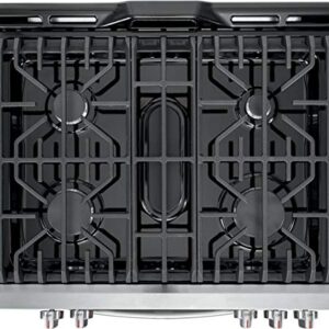 Frigidaire FGGH3047VF 30" Gallery Series Gas Range with 5 Sealed Burners, griddle, True Convection Oven, Self Cleaning, Air Fry Function, in Stainless Steel