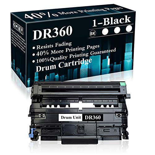 1 Pack DR360 Black Drum Unit Replacement for Brother DCP-7030 7040 7045N HL-2120 2150 2150N 2170 2170W MFC-7040 7320 7345N 7440 7440N 7840 7840W Printer,Sold by TopInk