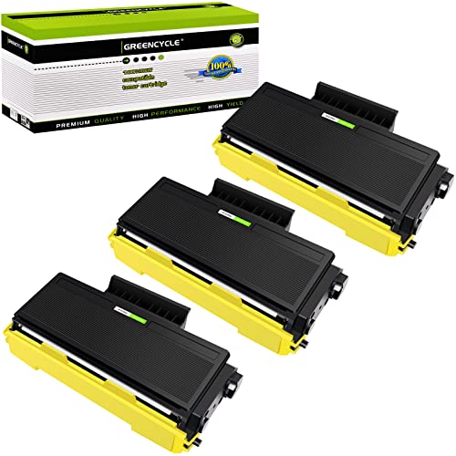 greencycle 3 PK Compatible TN580 TN620 TN650 Black Toner Cartridge for Brother HL-5280DW HL-5250 Printer