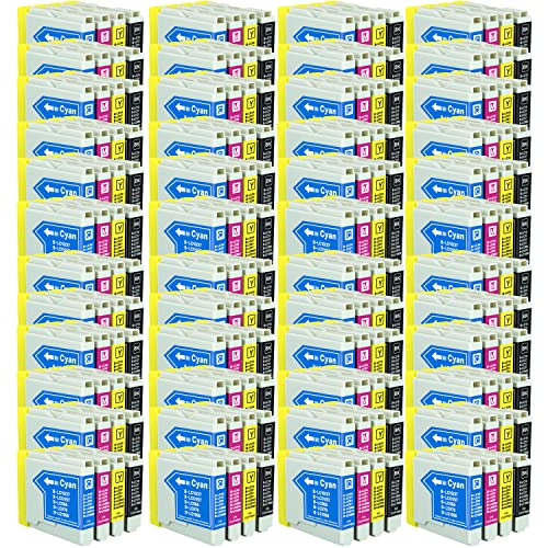 AceInk Compatible Ink Cartridges Replacement for Brother LC51 Ink Cartridges, Work for Brother MFC-240C MFC-440CN MFC-465CN MFC-665CW Printer 48-Pack (12 Black,12 Cyan, 12 Magenta, 12 Yellow)