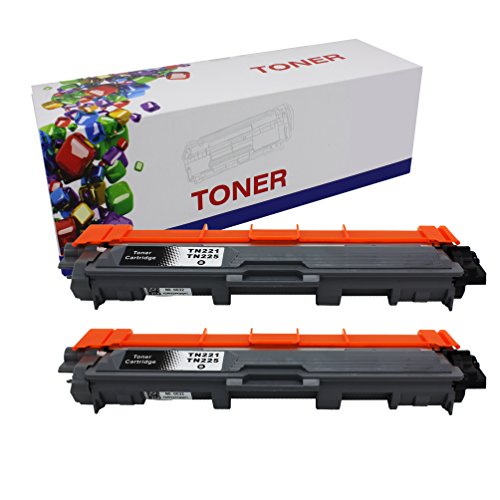 HIINK Compatible Toner Cartridge Replacement for Brother TN221 Black Toner Cartridge Use in HL-3140CW HL-3170CDW MFC-9130CW MFC-9330CDW MFC-9340CDW(Black, 2-Pack)