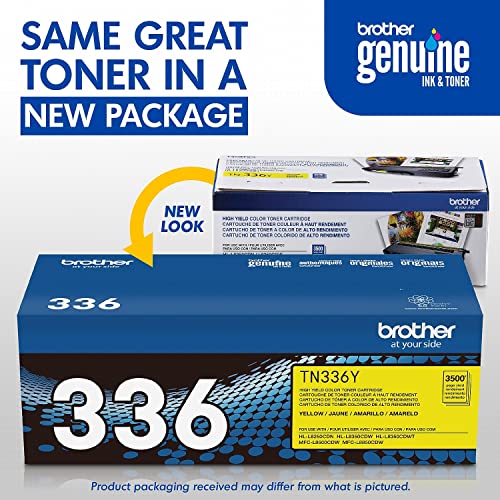 Brother Tn336y Tn336y High-Yield Toner, Yellow