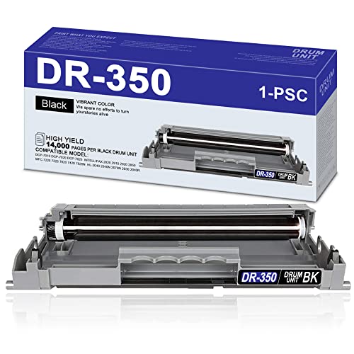 [14,000 Pages] DR-350 DR350 DR3501PK Drum Unit Replacement for Brother DCP-7010 7020 7025 FAX-2820 2825 2920 HL-2030 2040 2070 Printer