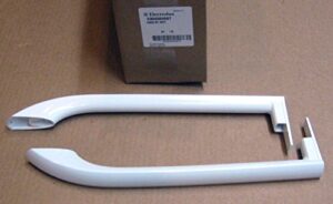 electrolux frigidaire refrigerator & freezer door handle set white 5304504507