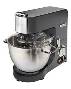 hamilton beach commercial cpm800 8 quart stand mixer, die-cast aluminum, black