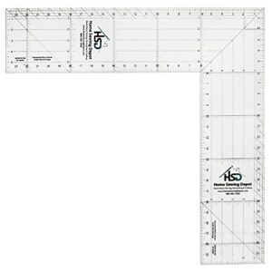 home sewing depot 24 inch folding square ruler