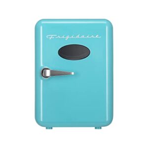 Frigidaire EFMIS137-BLUE Portable Retro 6-can Mini Fridge, Blue