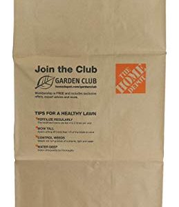 NLAVNG Heavy Duty Brown Paper 30 Gallon Lawn and Refuse Bags for Home and Garden (15 Lawn Bags) 2 Case of Pack of 15 Lawn Bags