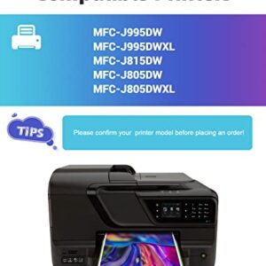 BAALAND LC3033XXL LC3033BK/C/M/Y Ink Cartridges Replacement for Brother LC3033 3033 LC3035 3035 Work for MFC-J995DW MFC-J995DWXL MFC-J815DW MFC-J805DW MFC-J805DWXL Printer (4-Pack)